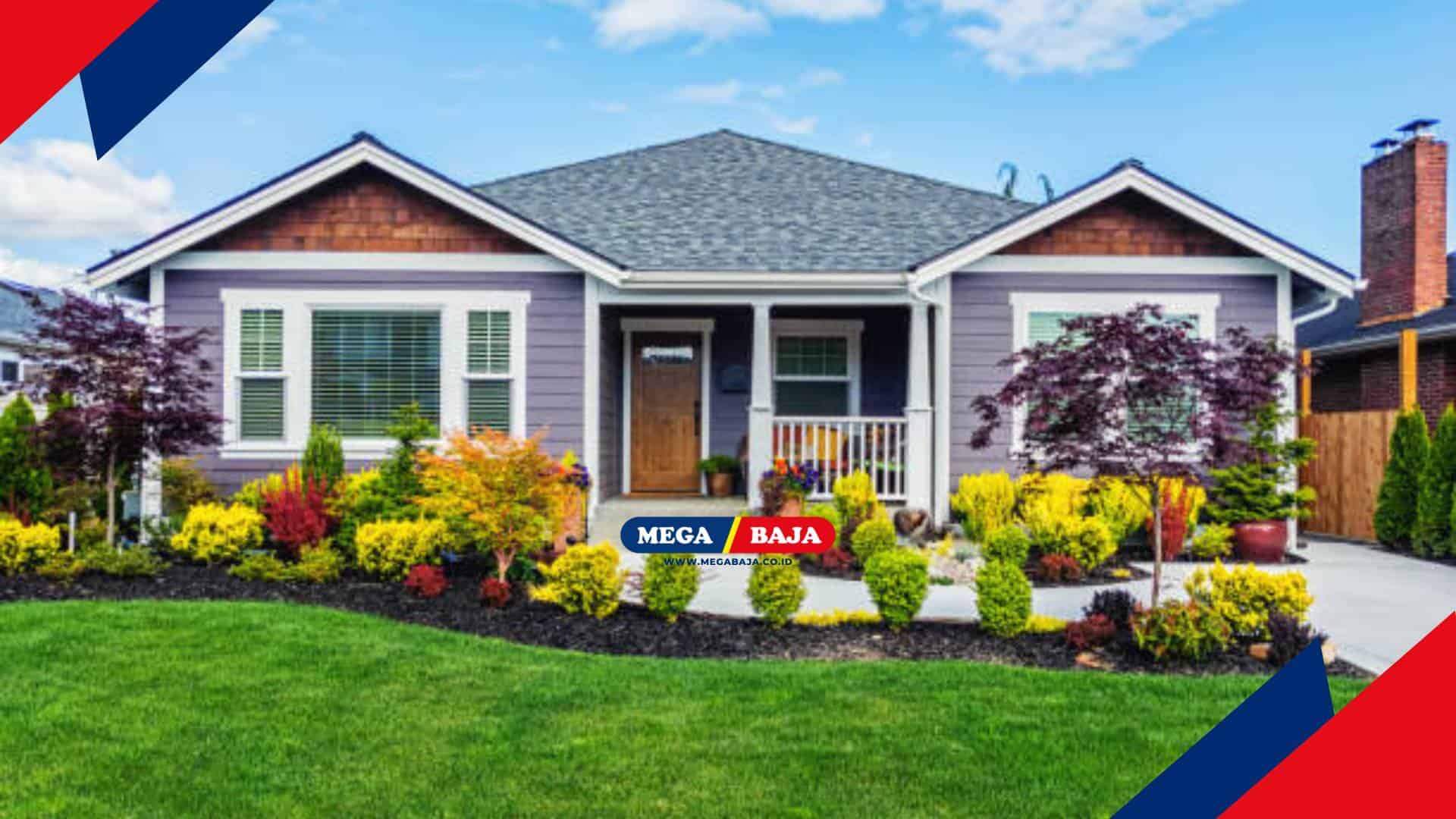 Cara Menata Taman Halaman Depan Rumah dengan Estetis - Mega Baja ...