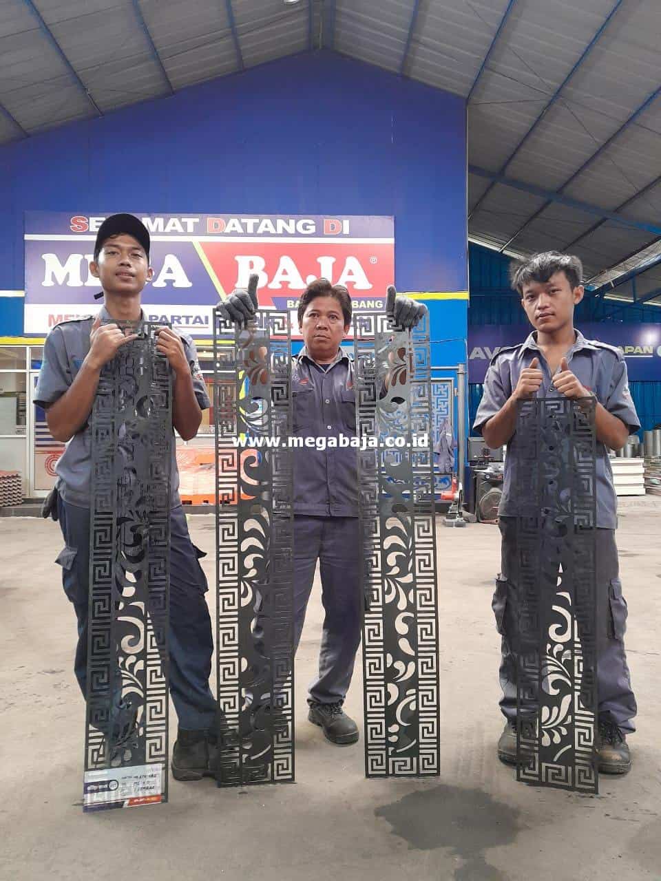 Plat Cutting Siap Kirim ke Kendari