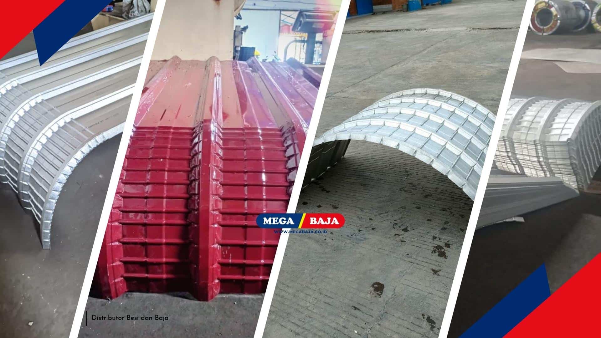 Spandek Lengkung Cilegon Steel untuk Material Atap Bangunan