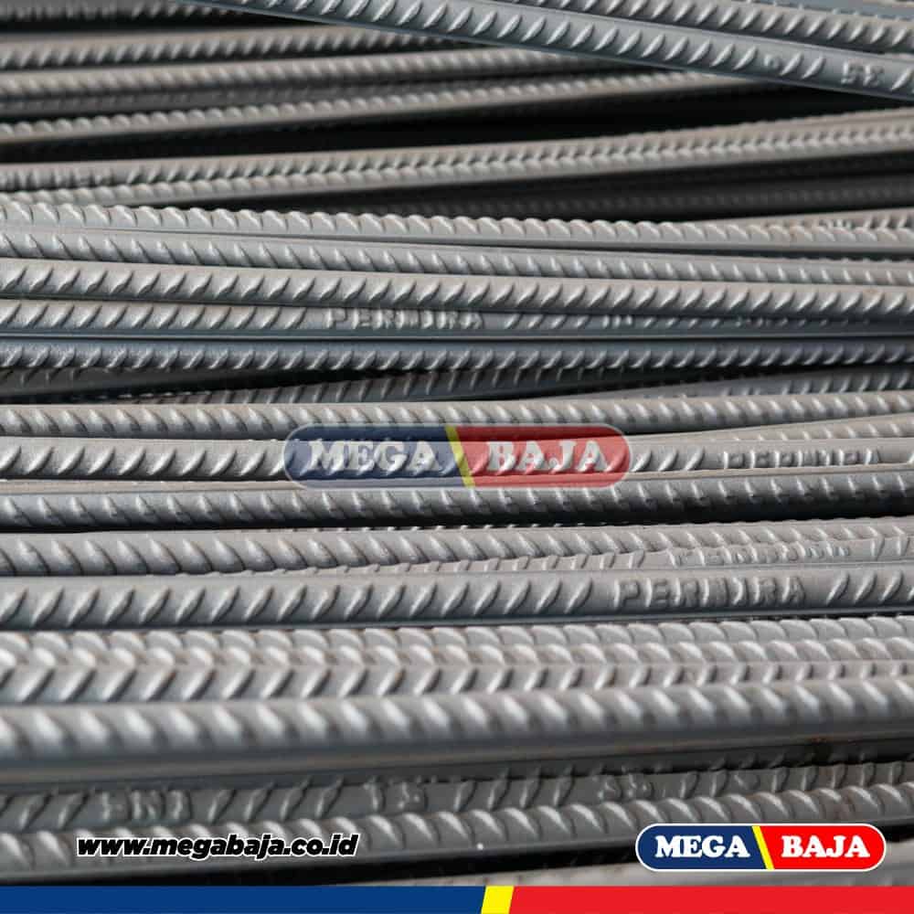Besi Beton Ulir 10 mm X 12 M - Lurus TS 420 - Mega Baja - Partner ...