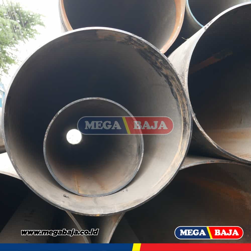 Pipa Hitam 6"x 6 - SCH 40 Spindo - Mega Baja - Partner Konstruksi Anda dari Besi Hingga Baja