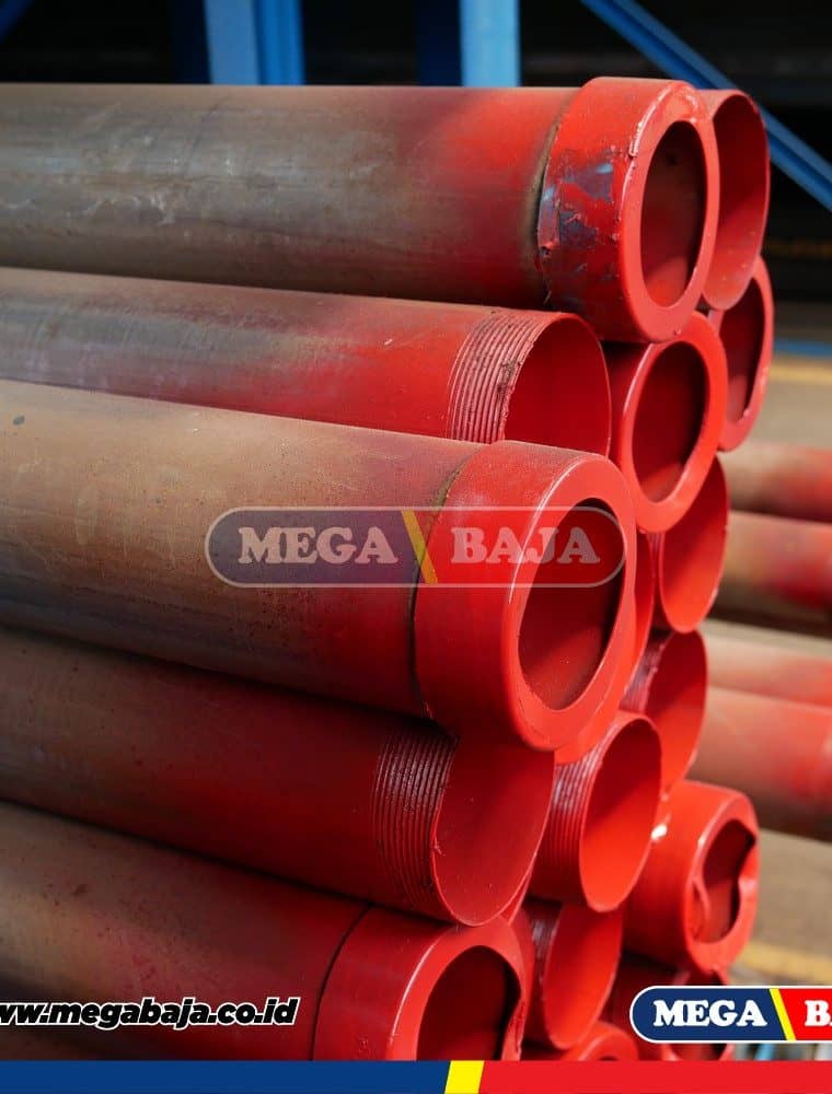 Pipa Galvanis 1 1/2" x 6 - Grade Merah - Mega Baja - Partner Konstruksi ...