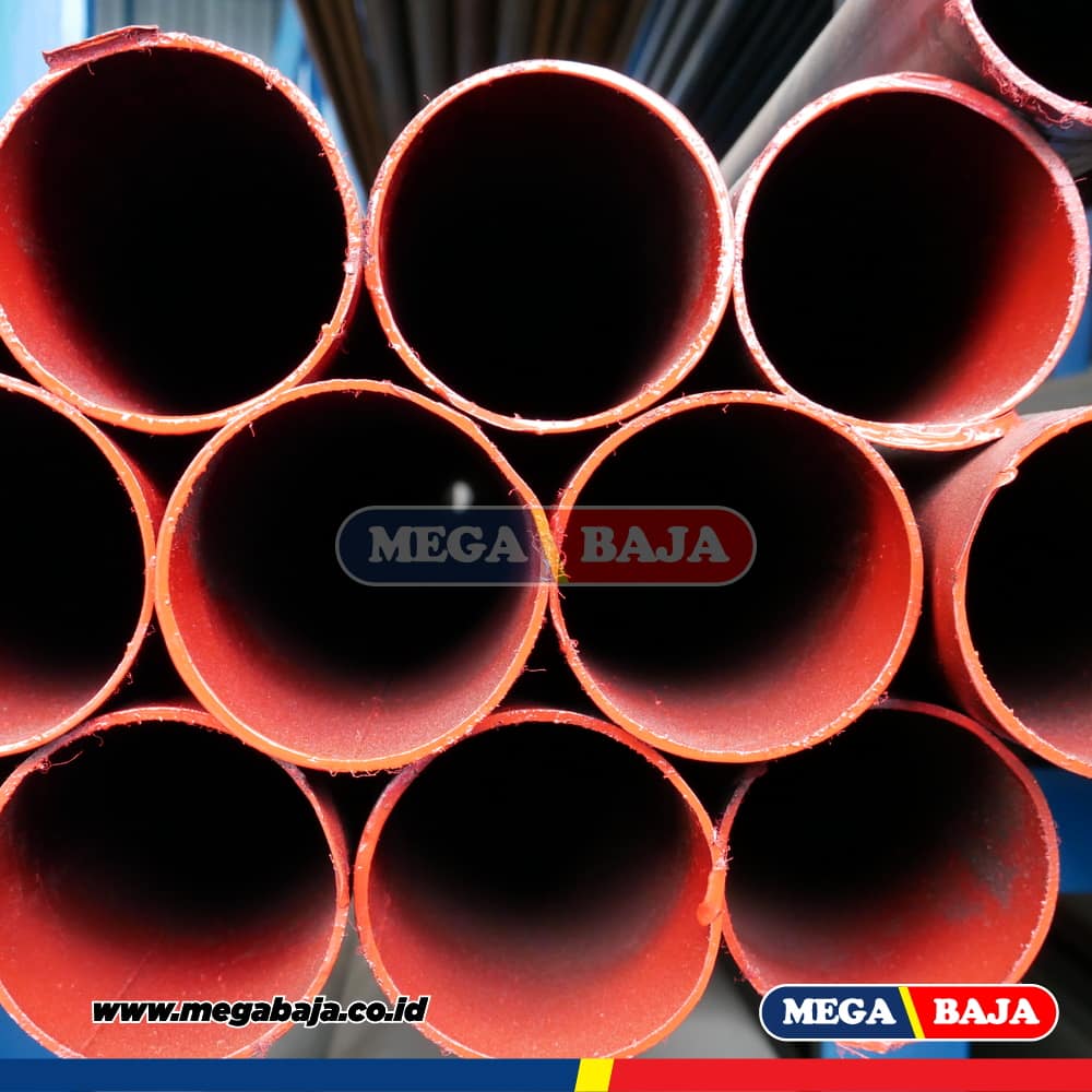Pipa Hitam 1" x 6 - Grade Orange - Mega Baja - Partner Konstruksi Anda dari Besi Hingga Baja