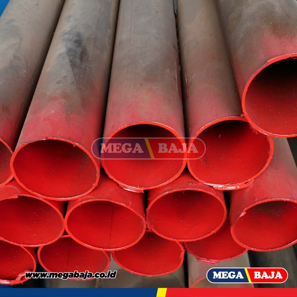 Pipa Hitam 1" x 6 - Grade Orange - Mega Baja - Partner Konstruksi Anda dari Besi Hingga Baja