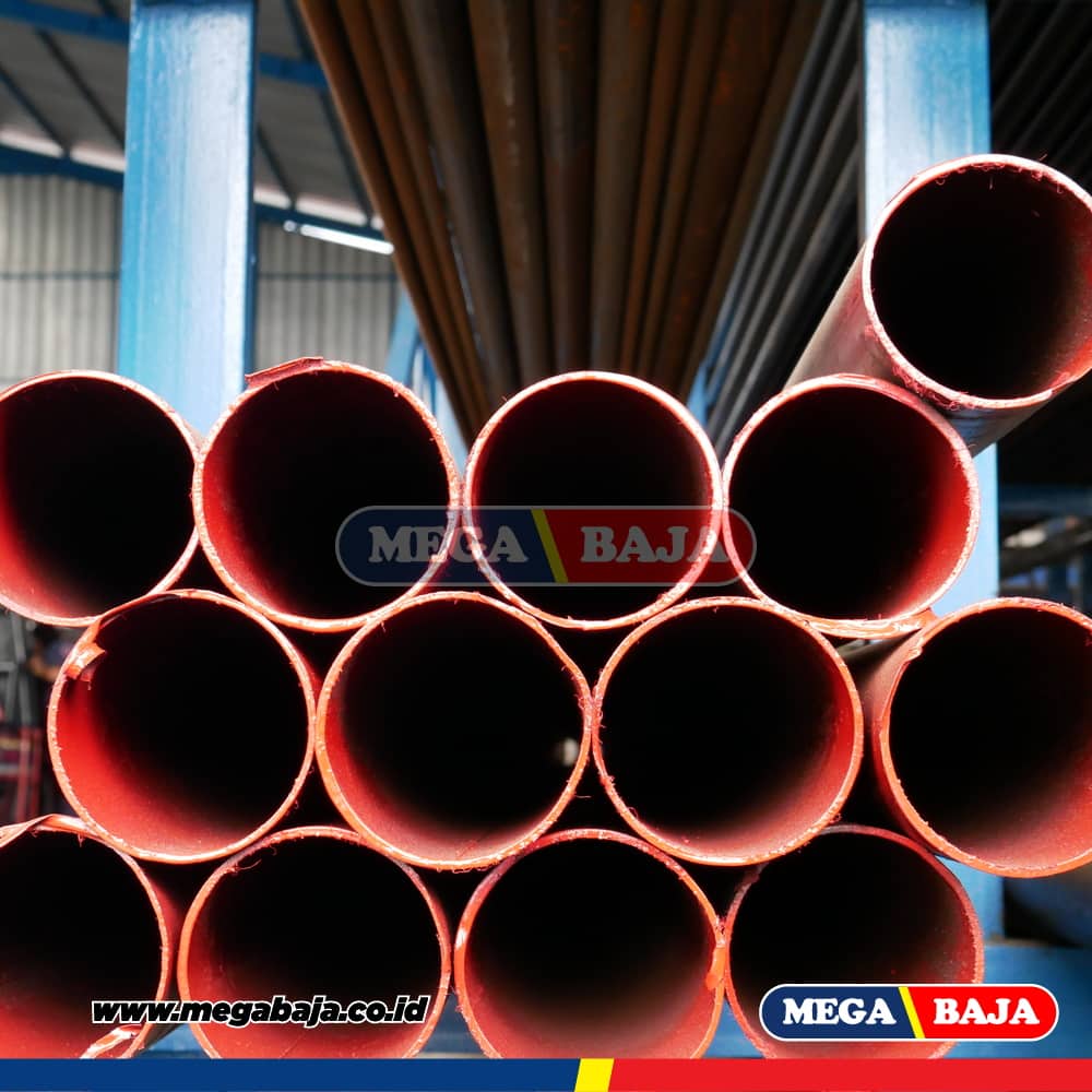 Pipa Hitam 1 1/2"x 6 - seamless SCH 80 * - Mega Baja - Partner Konstruksi Anda dari Besi Hingga Baja