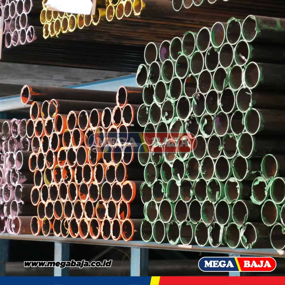 Pipa Hitam 2" x 6 - Grade Putih - Mega Baja - Partner Konstruksi Anda dari Besi Hingga Baja