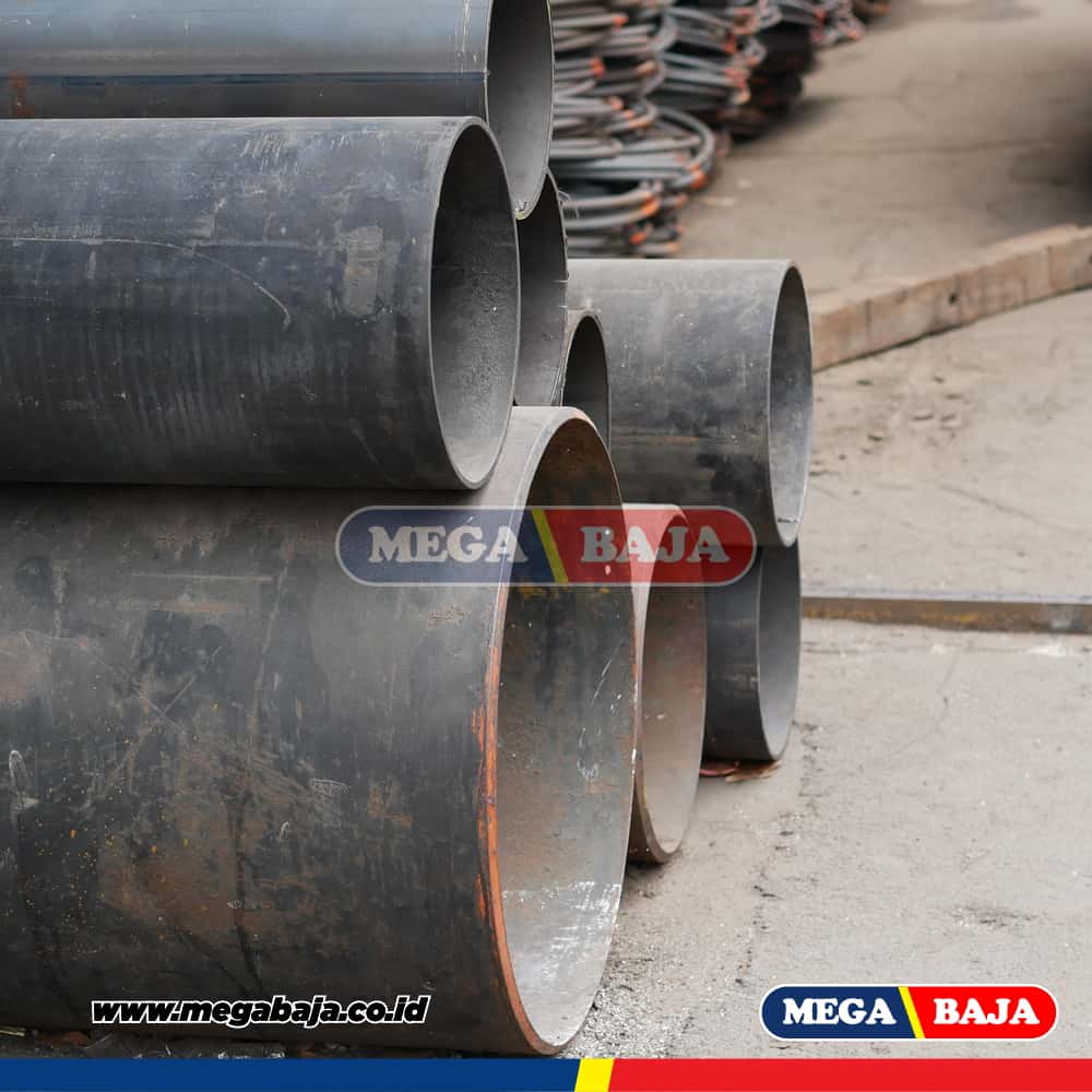 Pipa Hitam 1/2"x 6 - SCH 40 Spindo - Mega Baja - Partner Konstruksi Anda dari Besi Hingga Baja