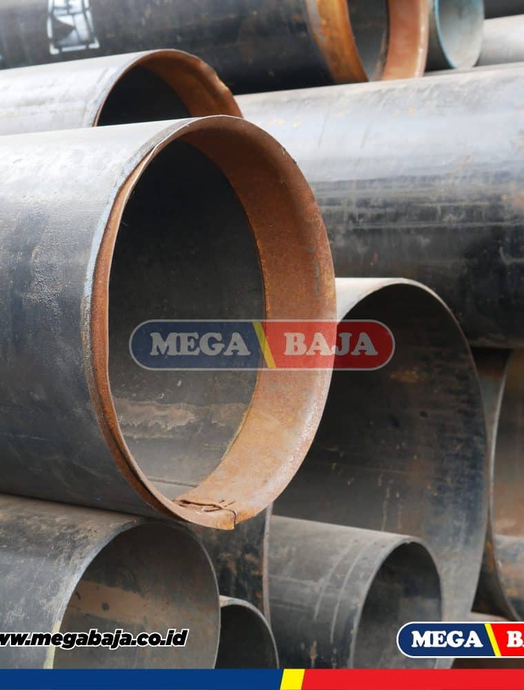 Pipa Hitam 2"x 6 - SCH 40 Spindo - Mega Baja - Partner Konstruksi Anda dari Besi Hingga Baja