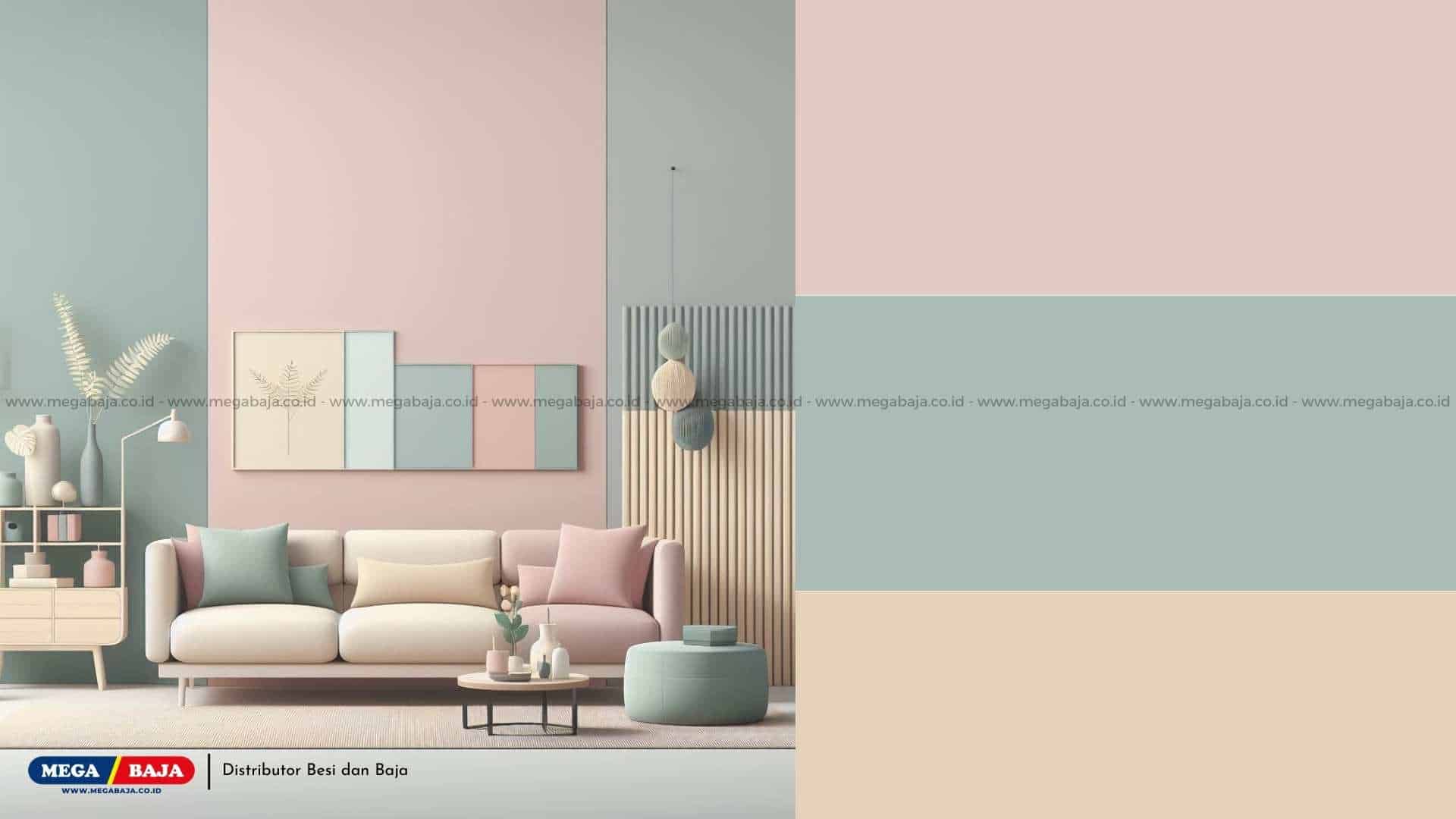 Kombinasi-Abu-dan-Pink-Pastel - Mega Baja - Partner Konstruksi Anda ...