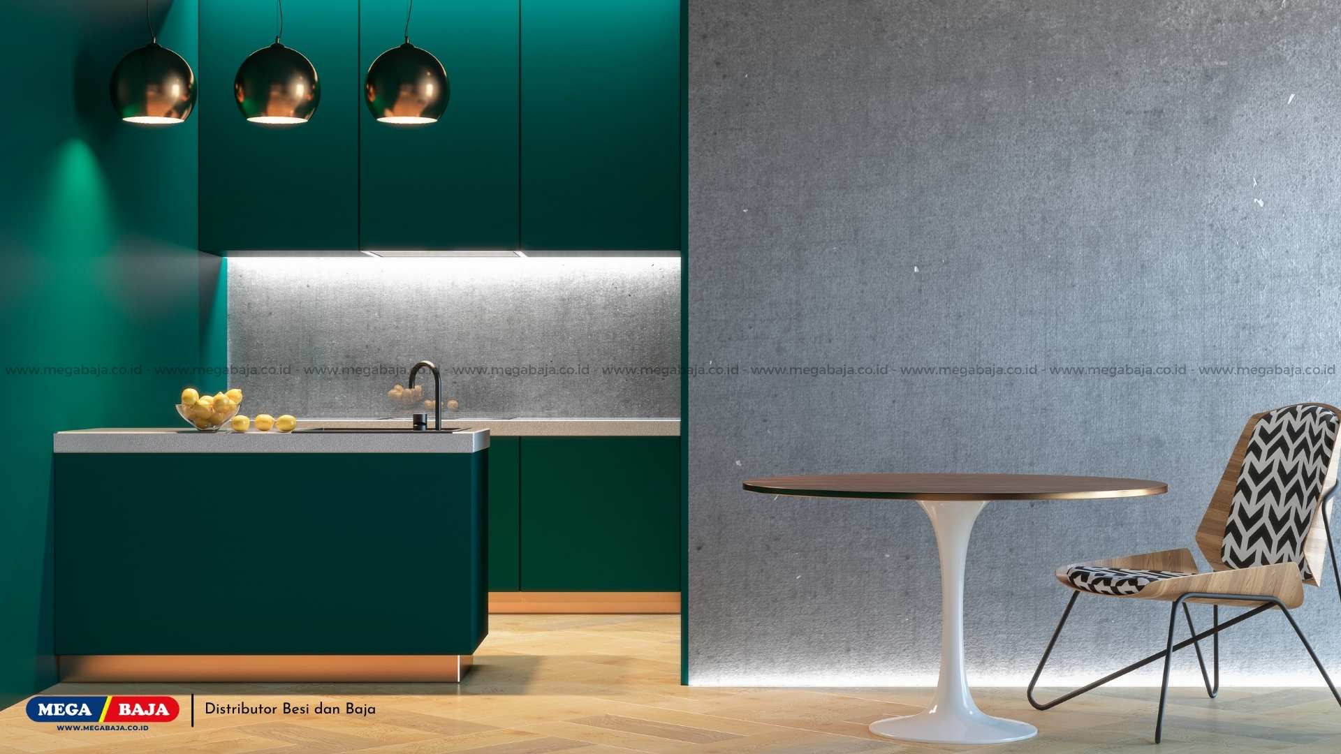 12 Rekomendasi Warna yang Cocok Dikombinasikan dengan Cat Warna Hijau