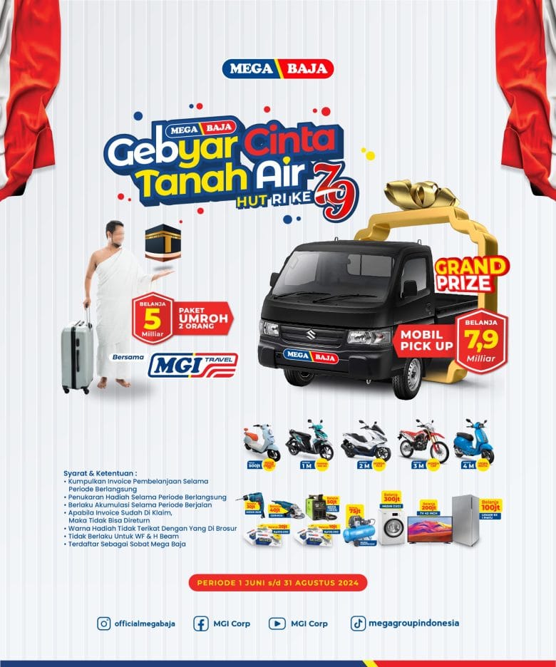 Gebyar Cinta Tanah Air Mega Baja