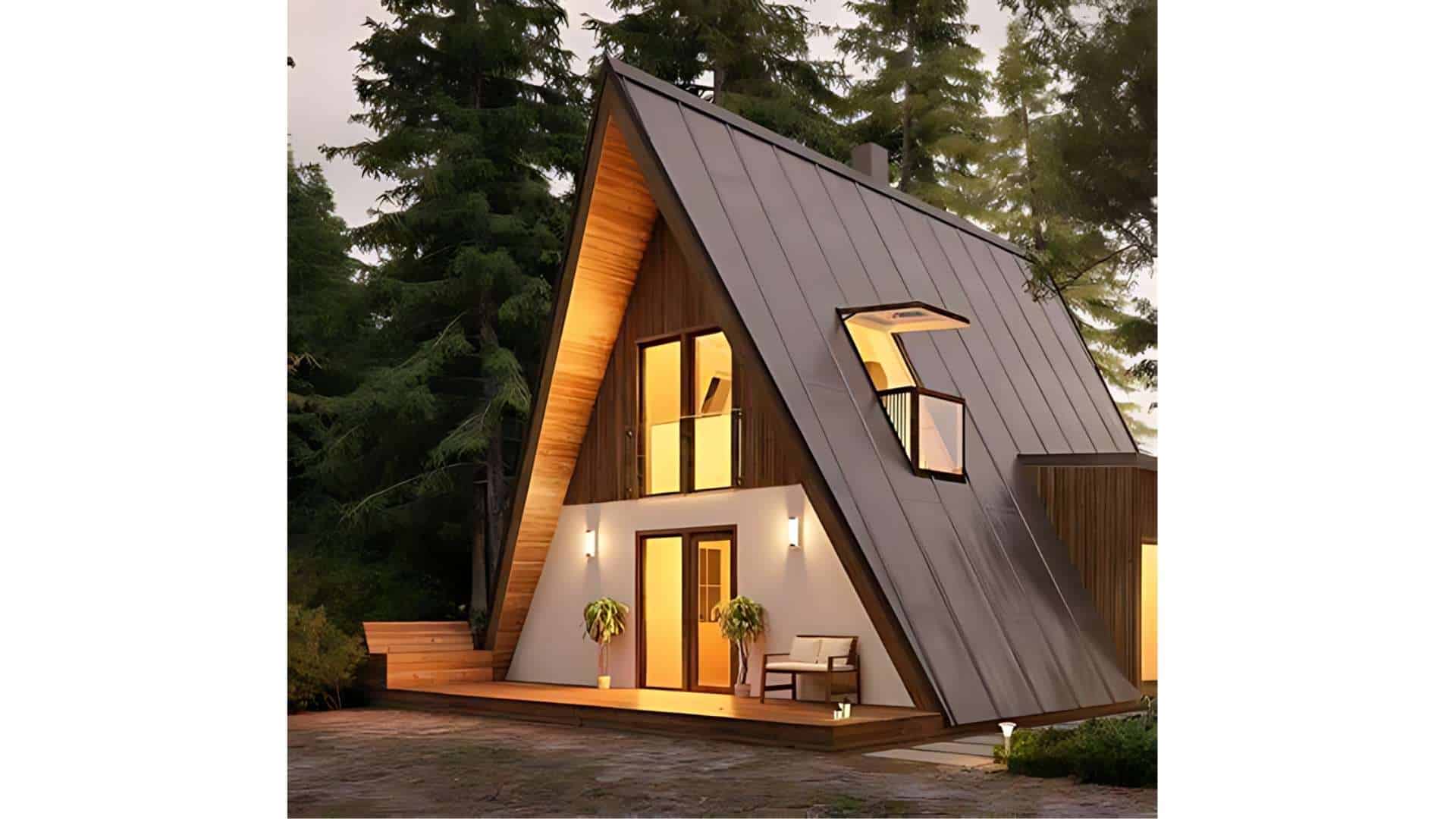 Mengintip Keunikan Rumah A Frame, Hunian Unik dengan Bentuk Fasad Segitiga