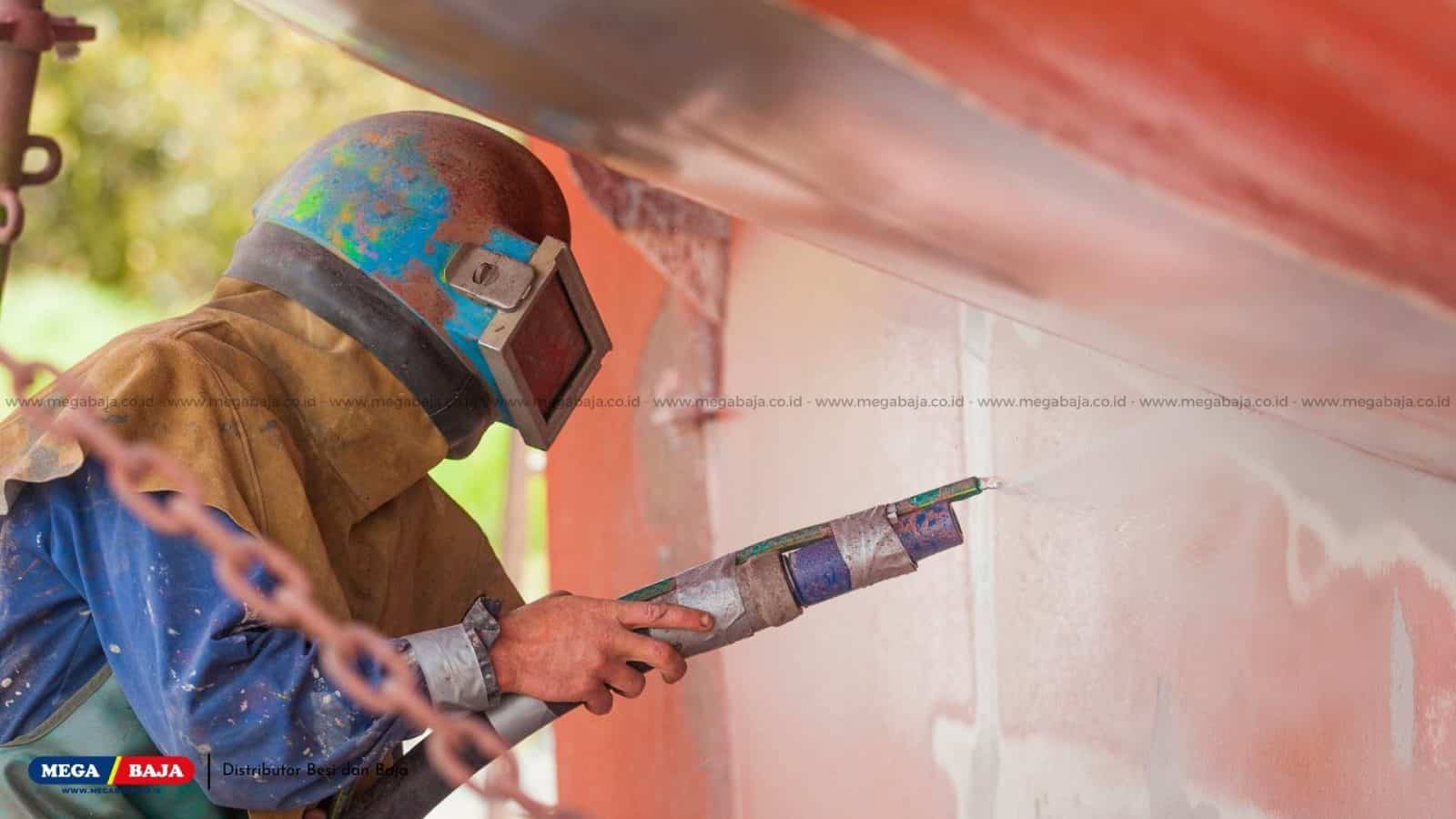 Hilangkan Karat pada Besi dengan Metode Sandblasting, Apa Itu?
