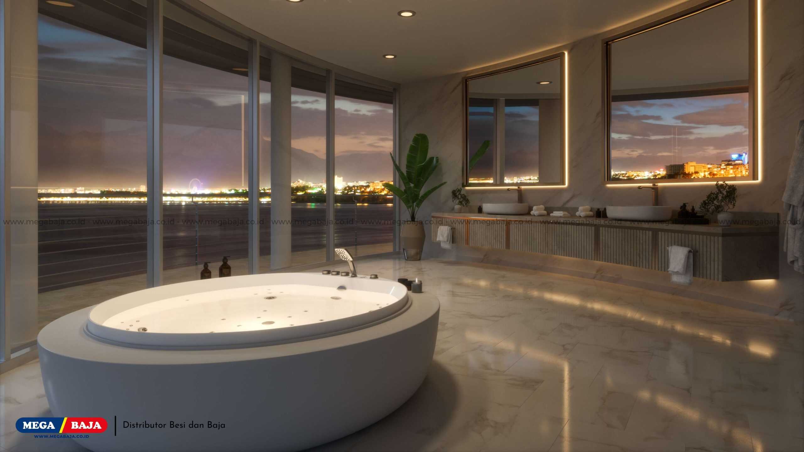 Ruang Cukup untuk Dimensi Jacuzzi - Mega Baja - Partner Konstruksi Anda ...