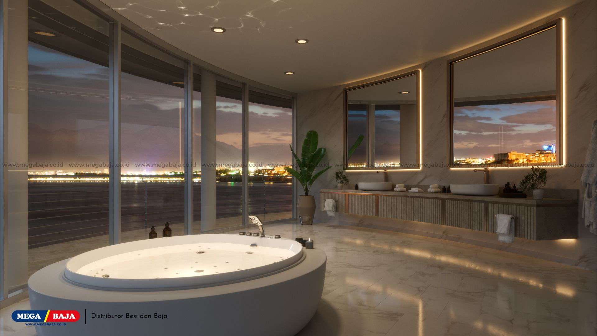 Jacuzzi - Mega Baja - Partner Konstruksi Anda dari Besi Hingga Baja
