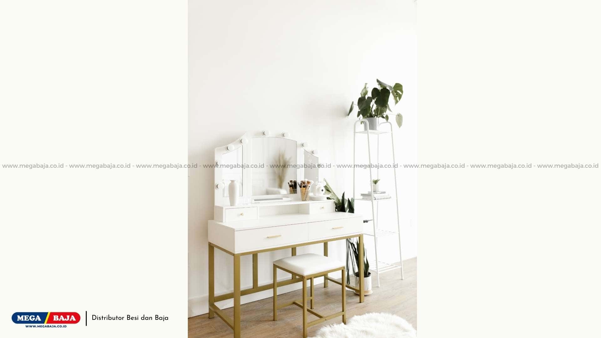 Mengenal Vanity: Meja Rias Fungsional di Kamar Mandi