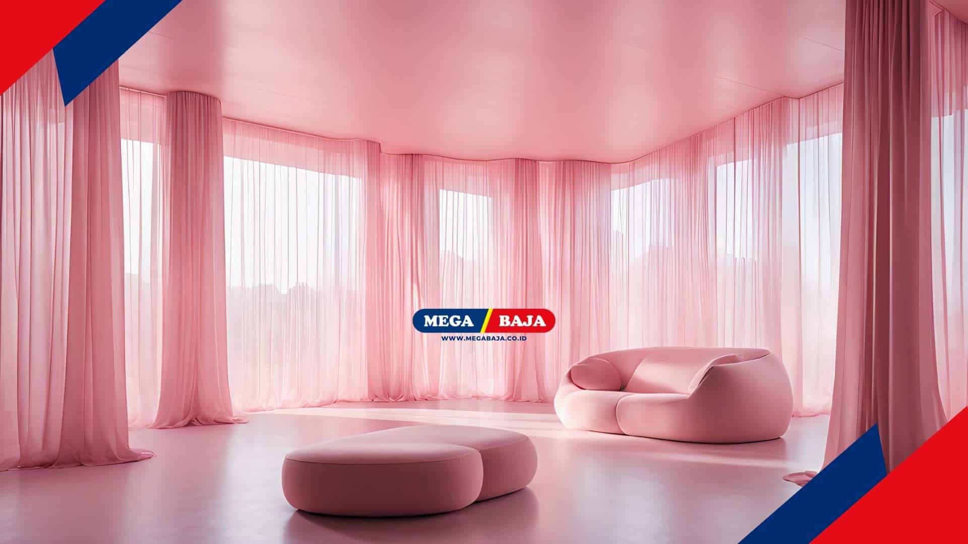 12 Warna Gorden untuk Dinding Pink Ini Membuat Ruangan Memukau
