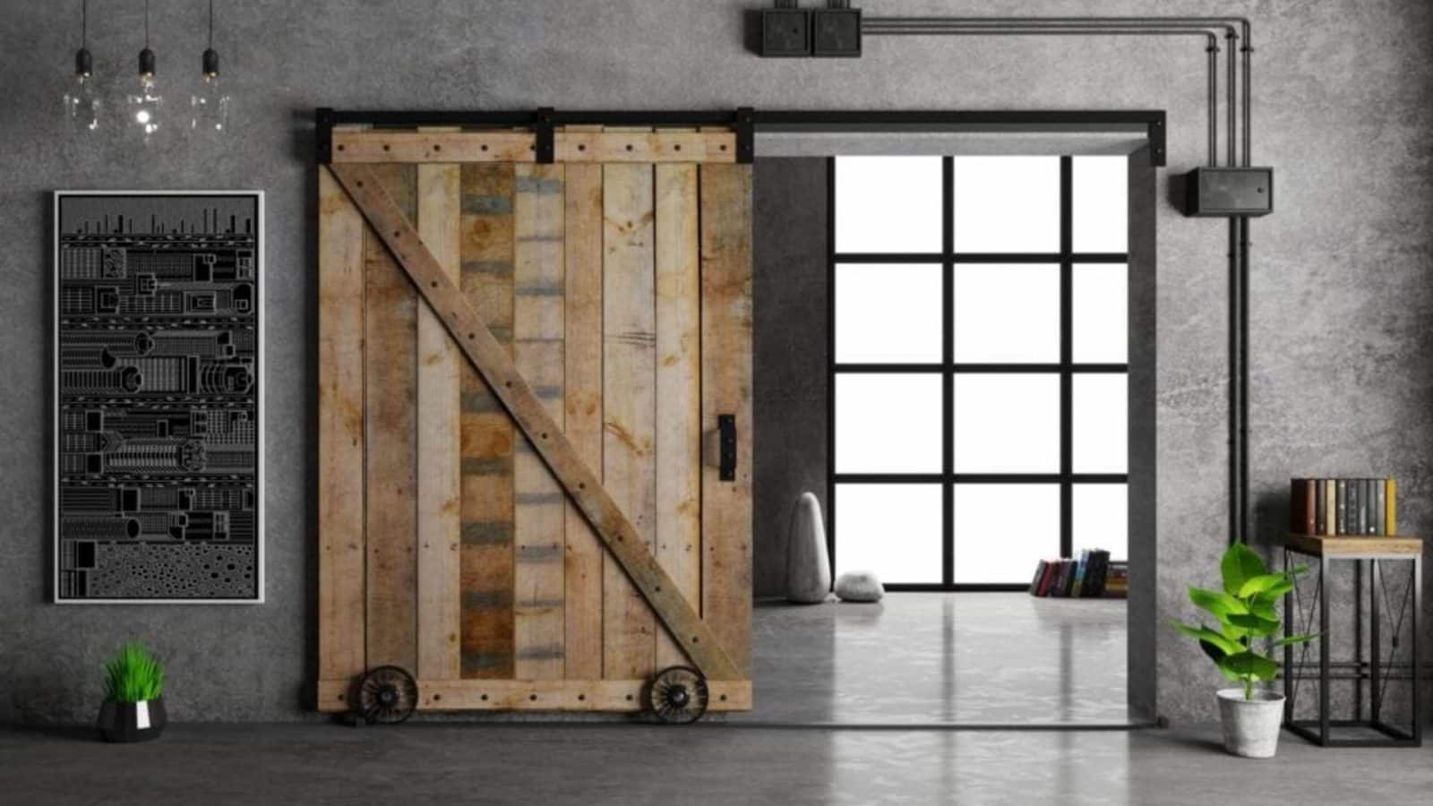 Inspirasi Desain Pintu Utama Rumah Industrial