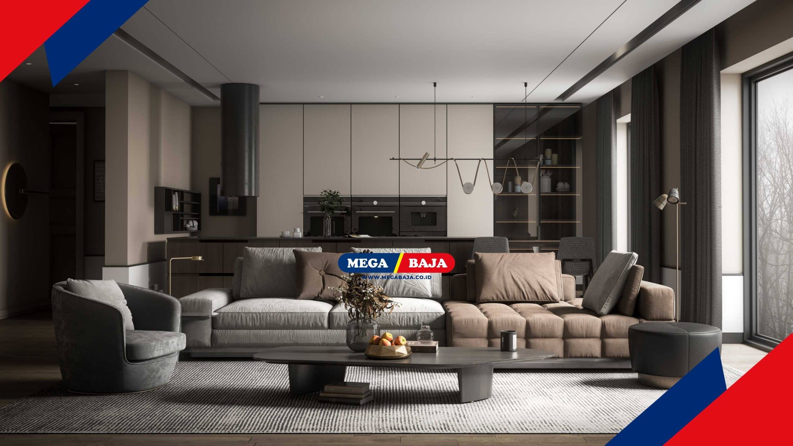 Cara Membuat Rumah Tetap Elegan dengan Interior Serba Hitam - Mega Baja ...